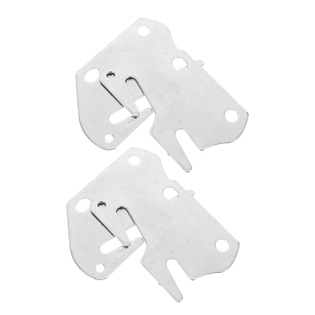 HOMEMAXS 4pcs Universal Headboard Brackets for Bed Frame Replacement ...