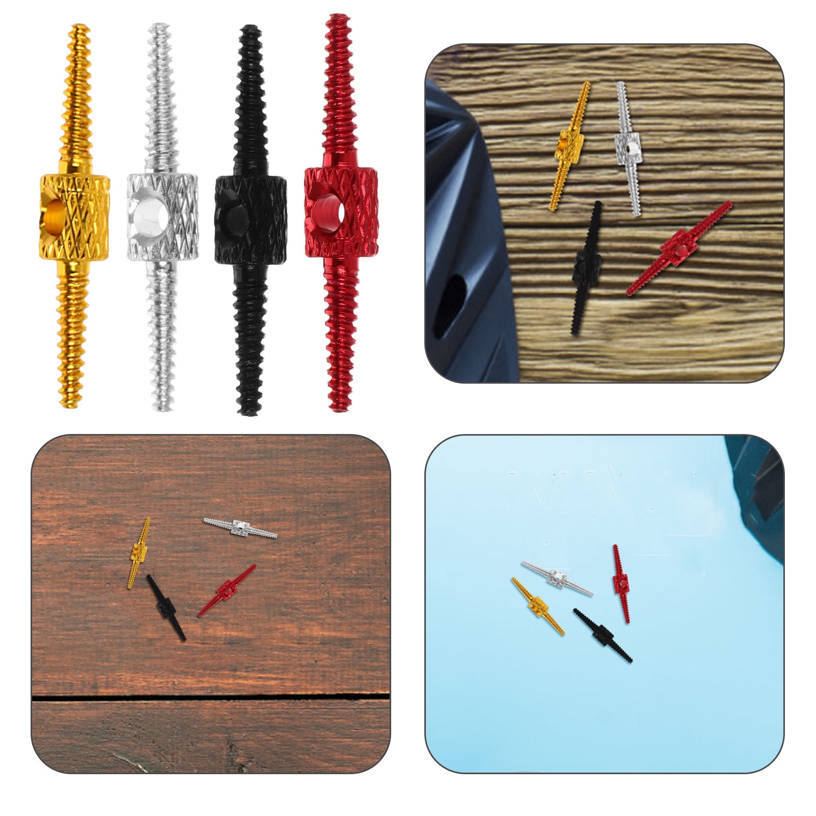 HOMEMAXS 4pcs Bike Brake Gears Brake Cable End Caps Bike Tails Caps ...