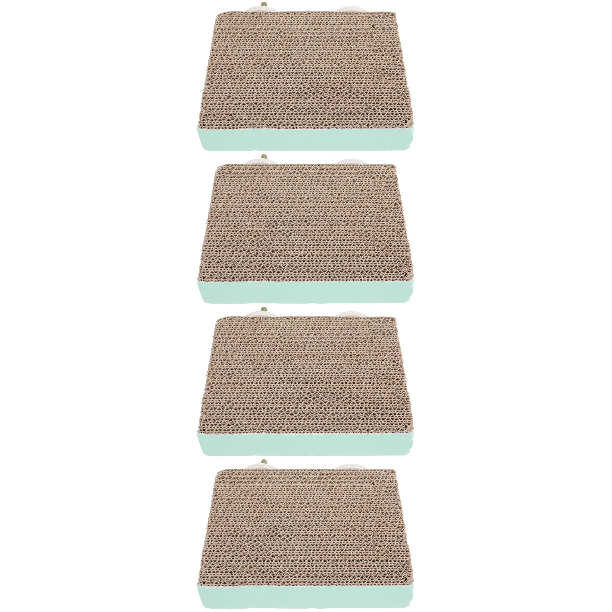 HOMEMAXS 4pcs Bird Platform Perch Stand Corrugated Paper Budgie Parrot ...