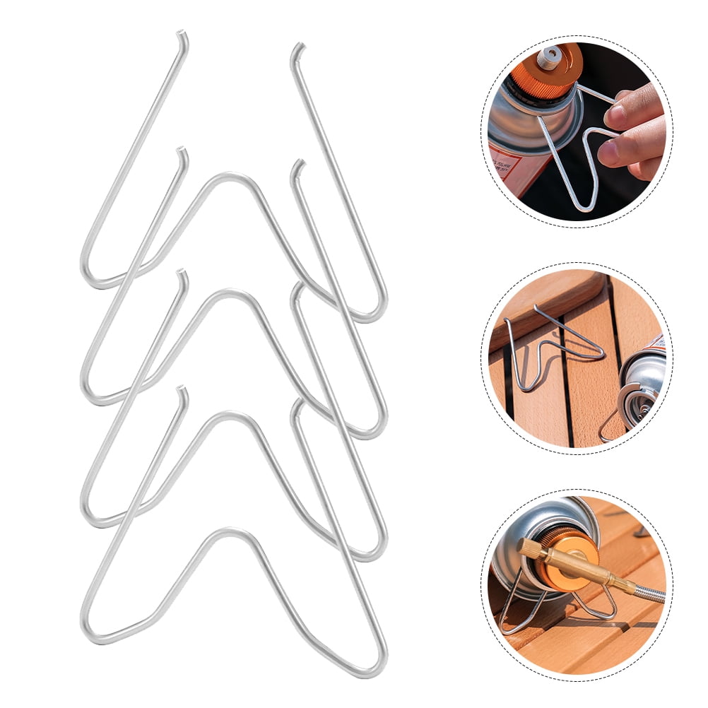 HOMEMAXS 4pcs Camping Gas Tank Rack Outdoor Propane Tank Holder ...