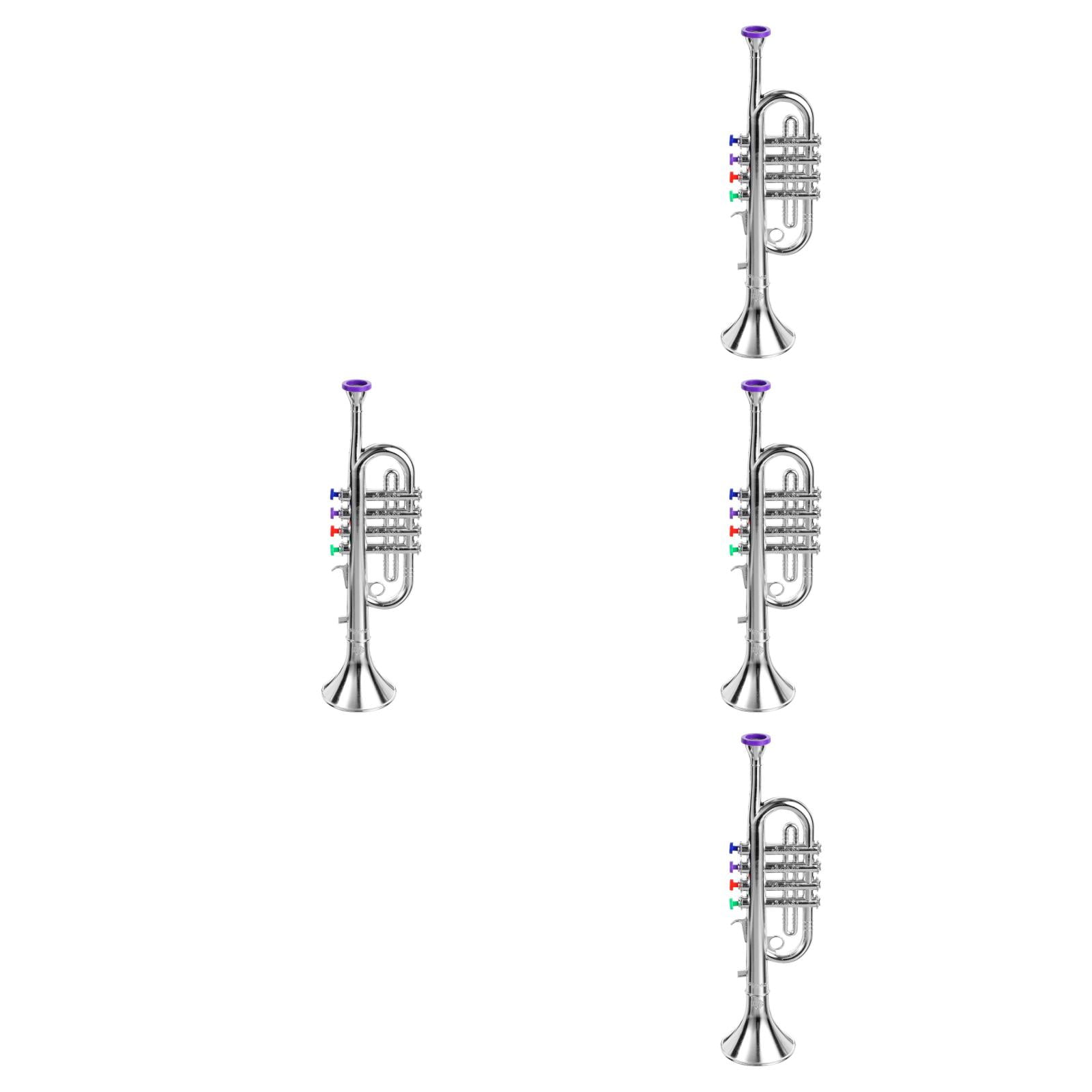 HOMEMAXS 4pcs Children Trumpet Plaything Toddlers Instrument Learning ...