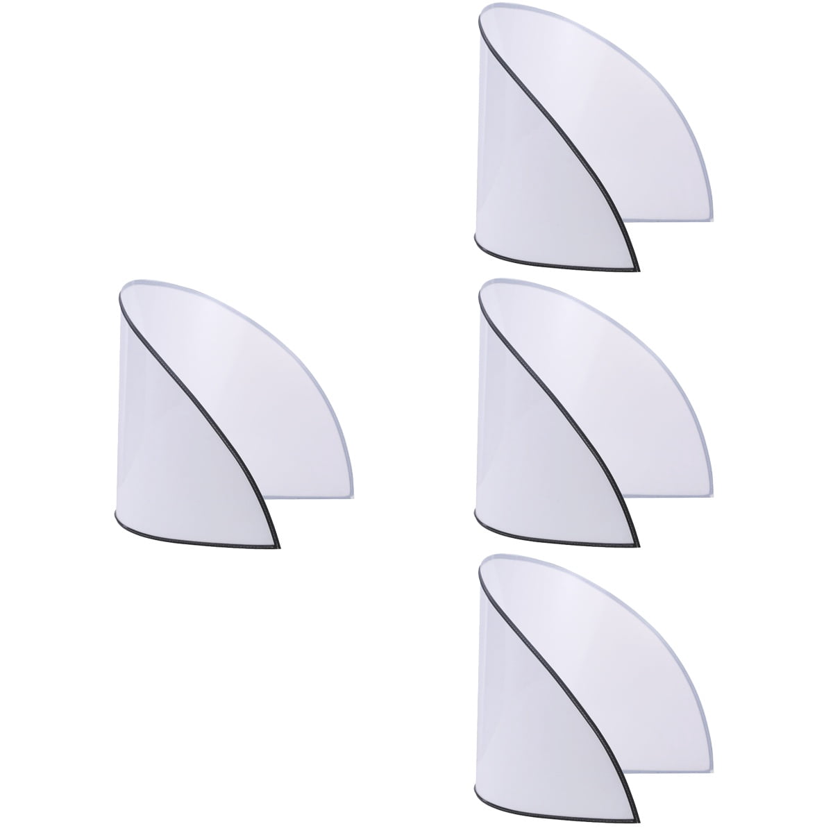 HOMEMAXS 4pcs Chopping Board Oil Baffle Proof Chopping Board Guard Anti ...