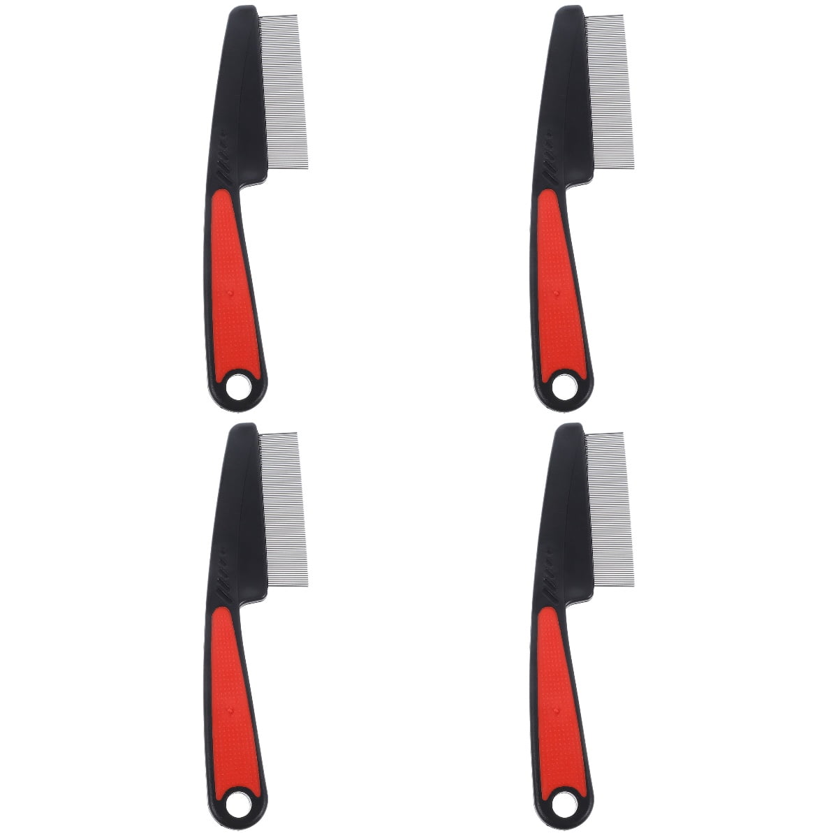 HOMEMAXS 4pcs Comb Stainless Steel Fine Tooth Comb Portable Hair Comb ...