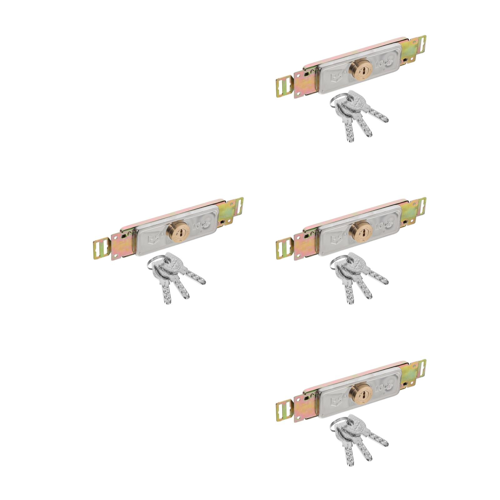 HOMEMAXS 4pcs Cross Key Metal Center Rolling Shutter Door Lock For ...