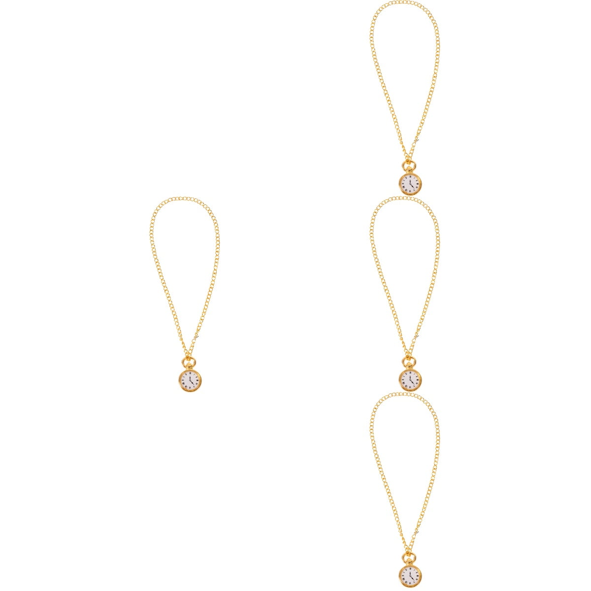 HOMEMAXS 4pcs Doll House Accessory Decoration Mini Pocket Watch Vintage ...