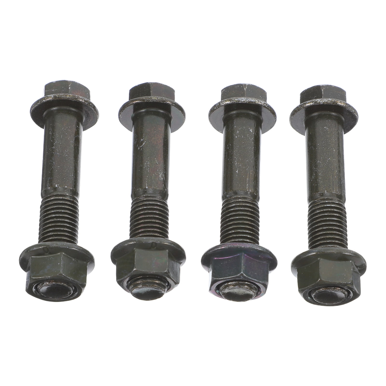 HOMEMAXS 4pcs Double Ended Threaded Stud Bolt Carbon Steel Dual Heads ...