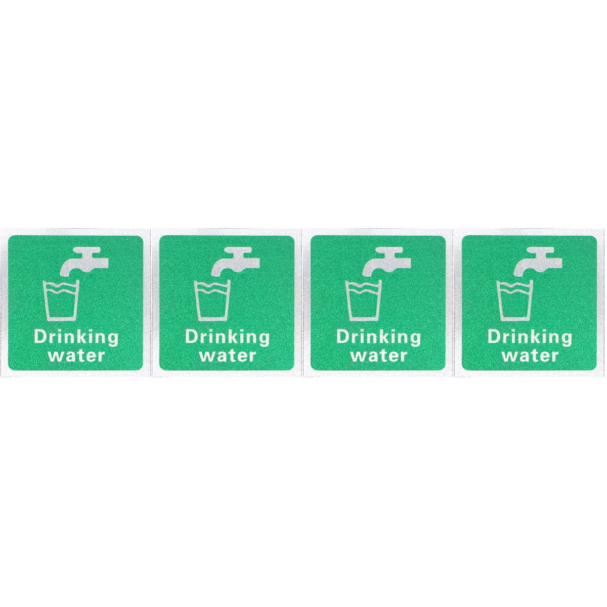 HOMEMAXS 4pcs Drinking Water Tap Sign Outdoor Drinking Water Safety ...