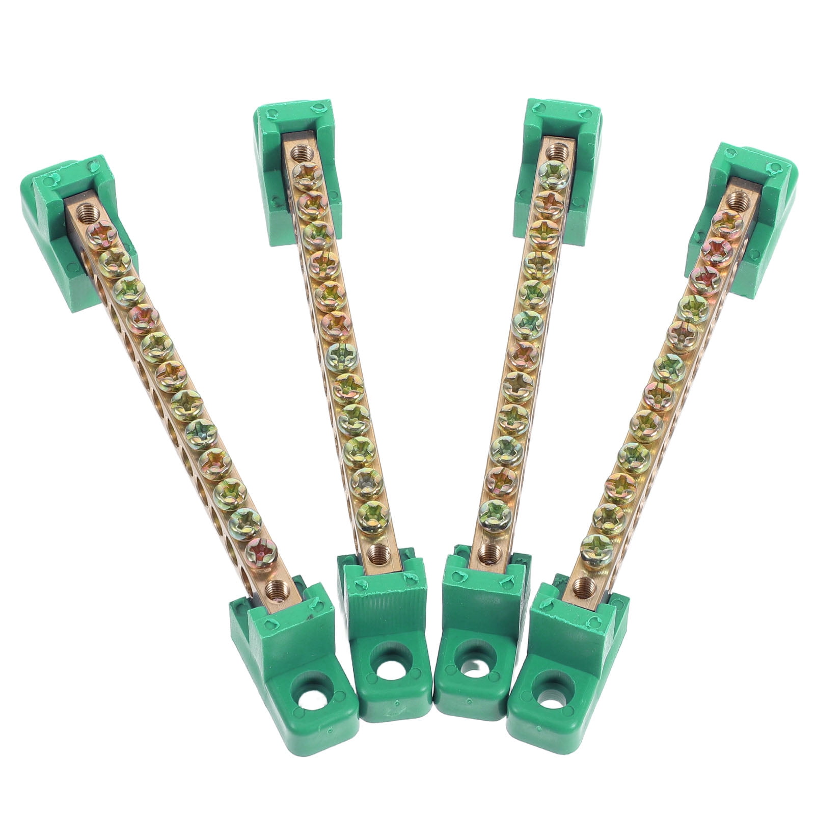 4pcs Electrical Connector Blocks Copper Terminals Grounding Terminal ...