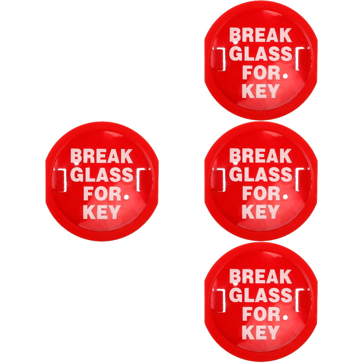 HOMEMAXS 4pcs Emergency Door Lock Box Keys Box Emergency Door Glass ...