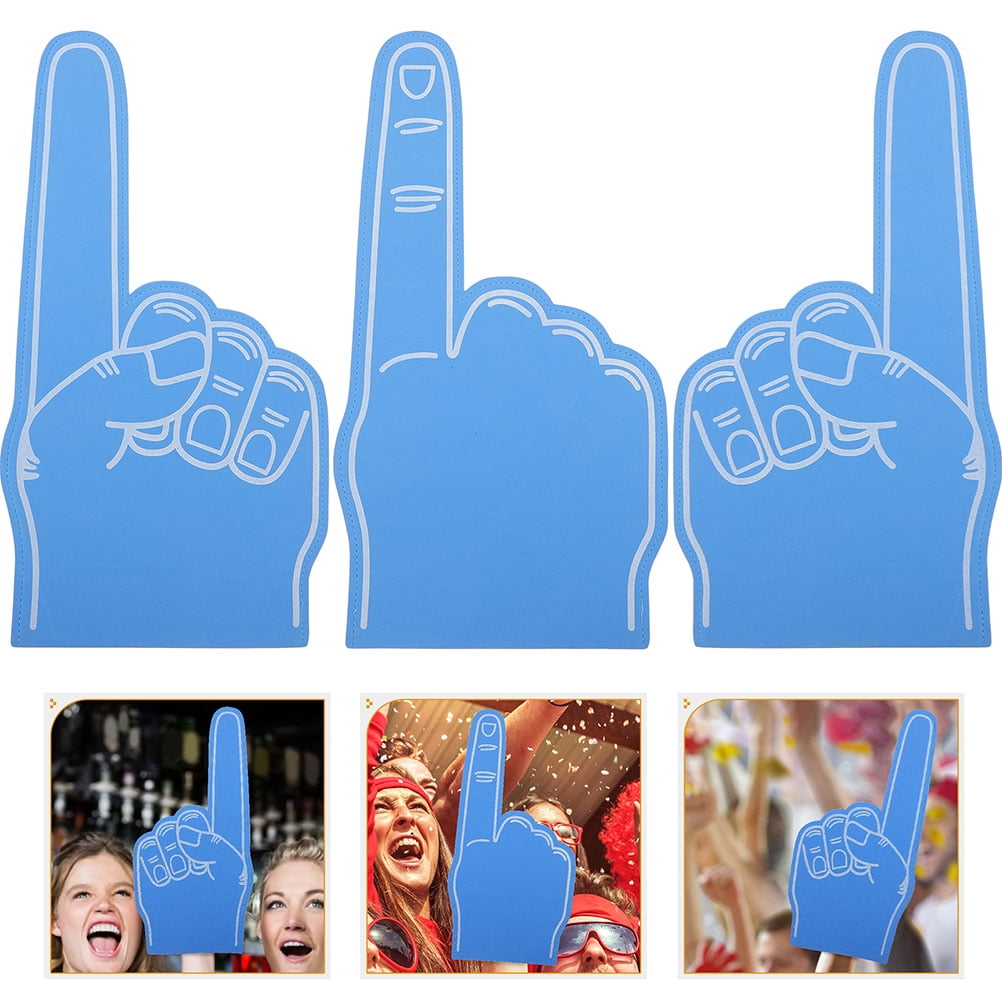 4pcs Eva Foam Finger Clappers Foam Finger Cheerleading Foam Hand Sports ...