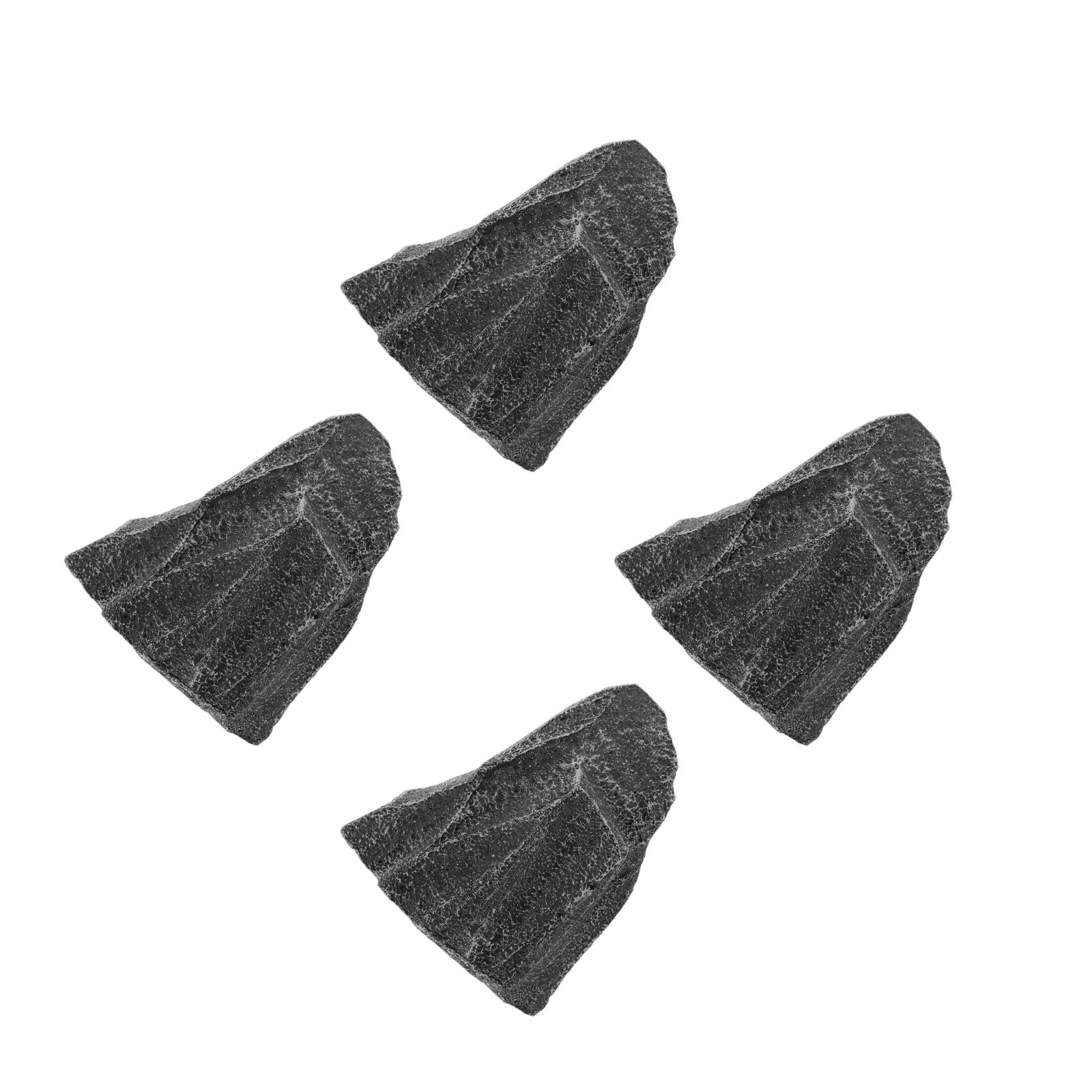 HOMEMAXS 4pcs Fake Rocks Realistic Landscape Rock Artificial Yard Rock ...