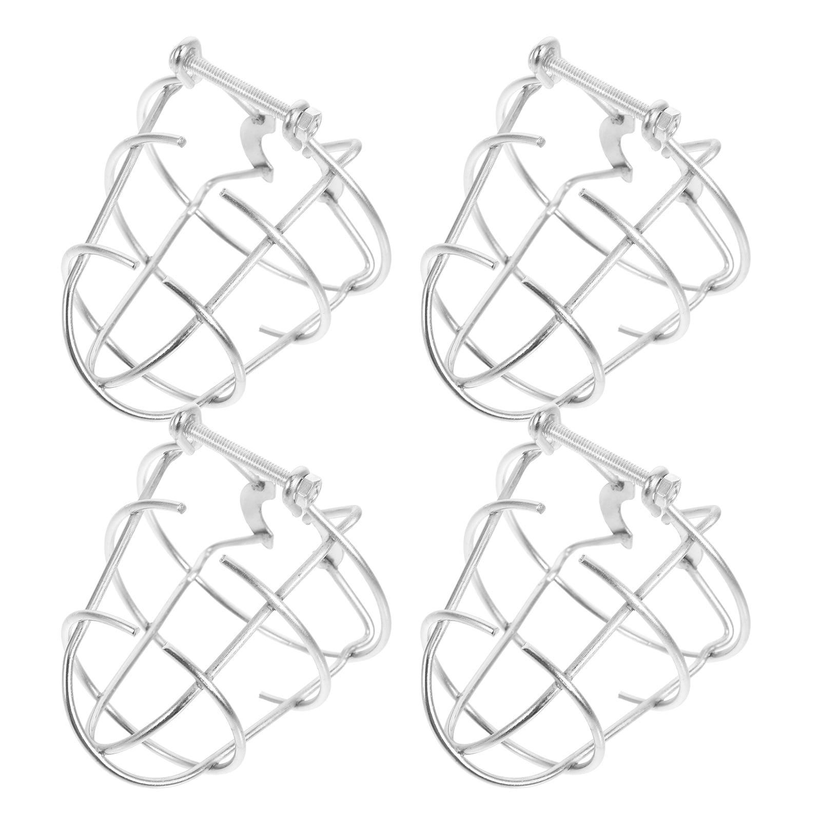 HOMEMAXS 4pcs Fire Sprinkler Head Guard Metal Wire Cage Wall Mounted ...