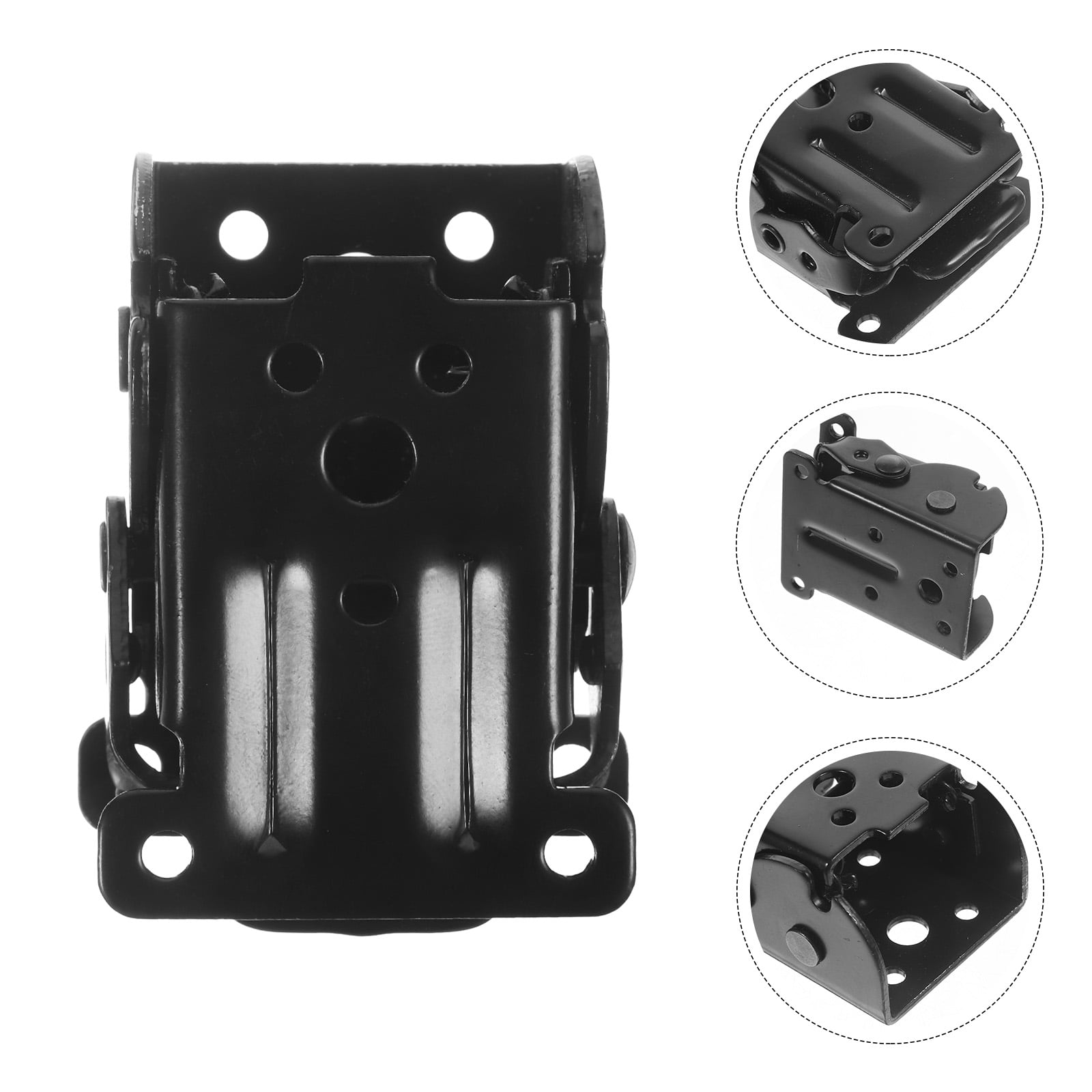 HOMEMAXS 4pcs Folding Hinges Dining Table Hinge Computer Desk Locking ...