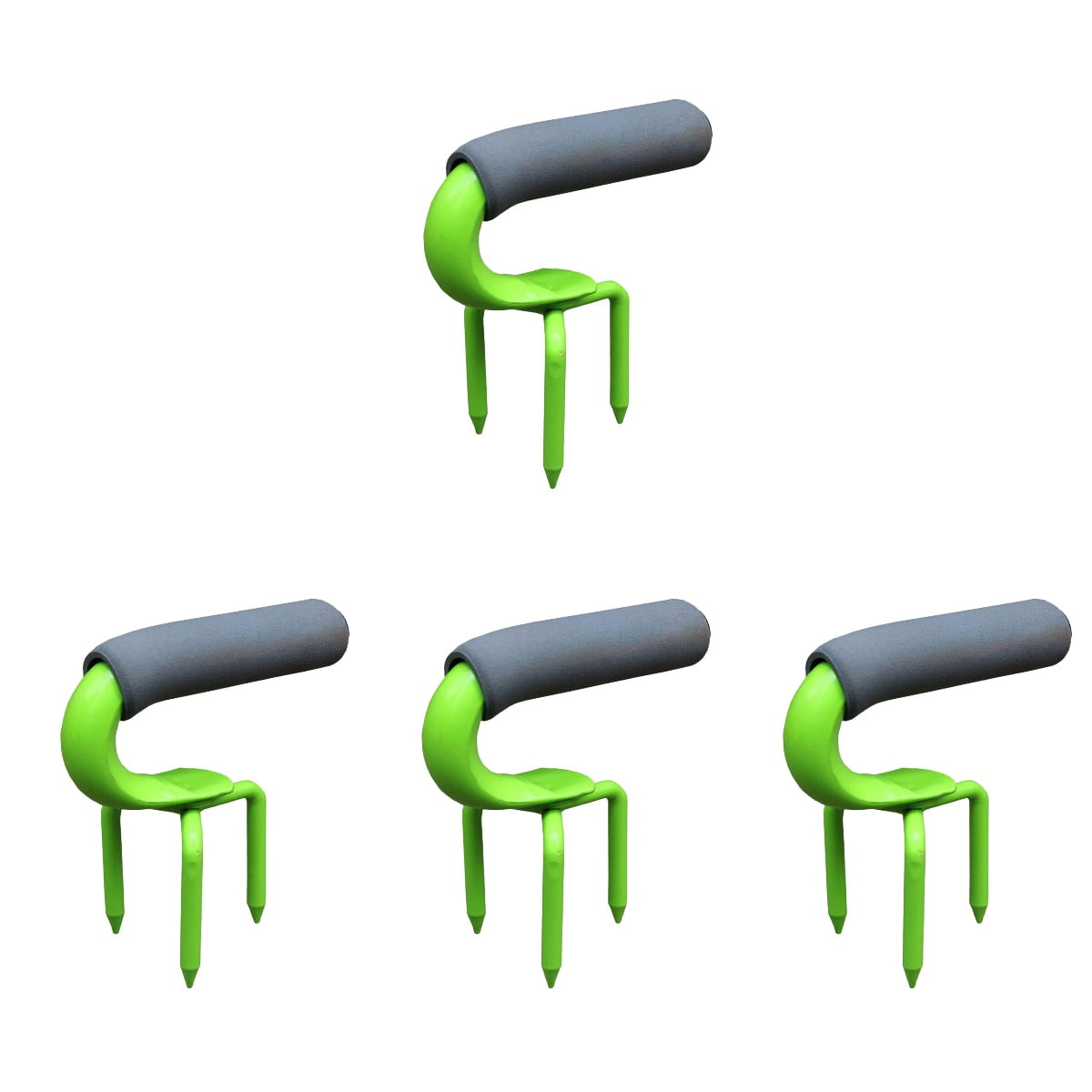 HOMEMAXS 4pcs Gardening Rake Small Hand Rake Steel Garden Rake Handle ...