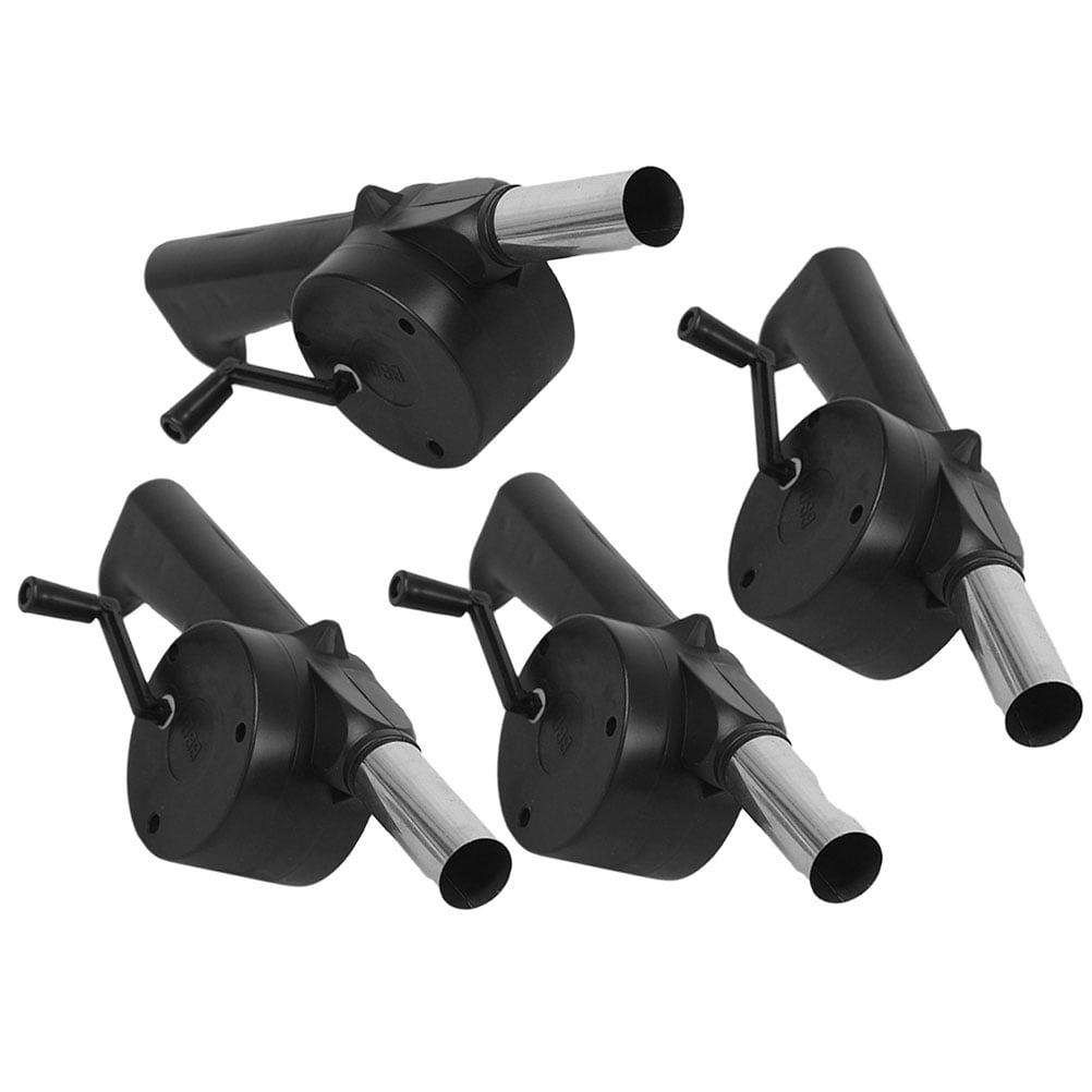 HOMEMAXS 4pcs Hand Crank Blower Portable Fire Blower for BBQ Hand Crank ...