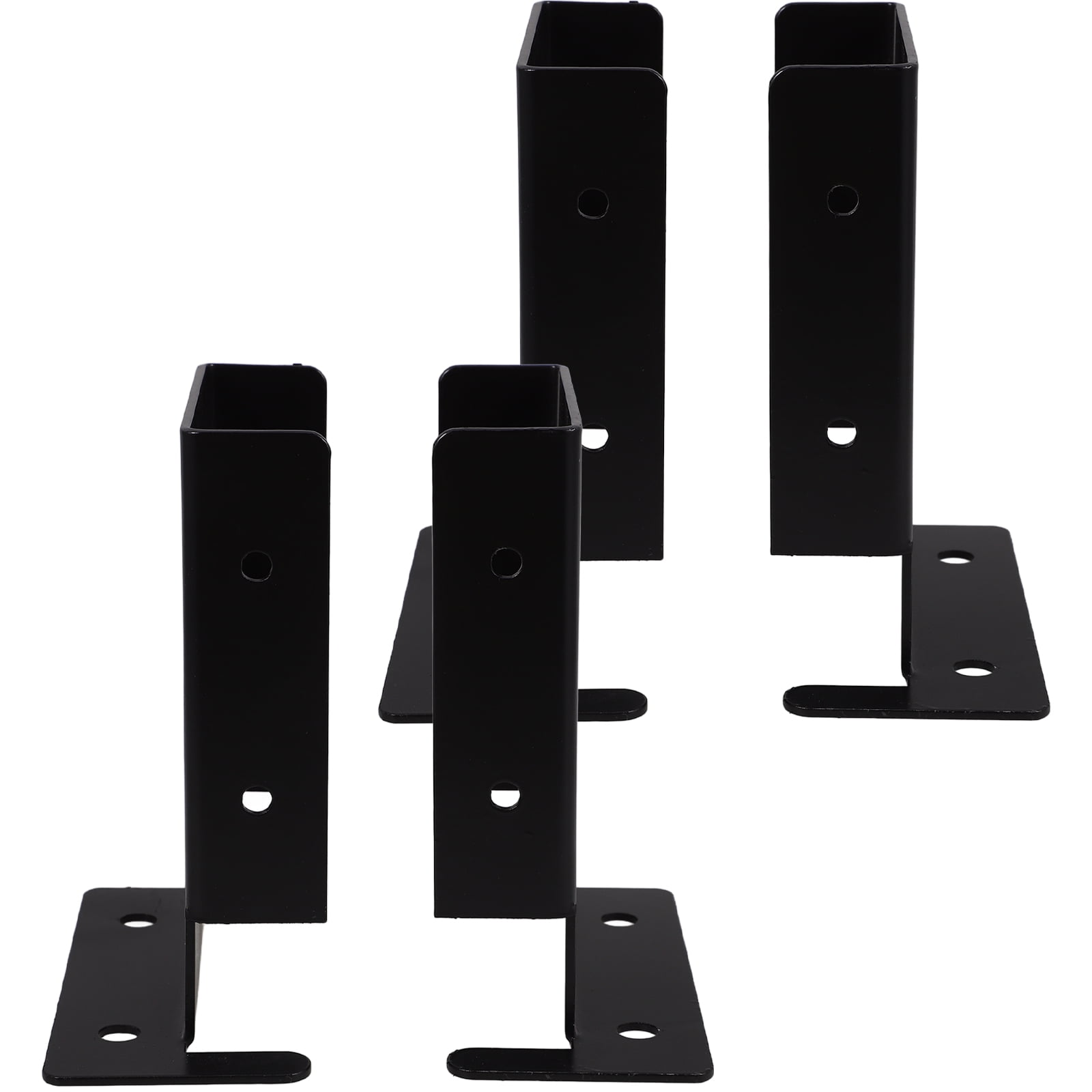 HOMEMAXS 4pcs Iron Fence Base Anti-tipping Garden Fence Support Holder ...