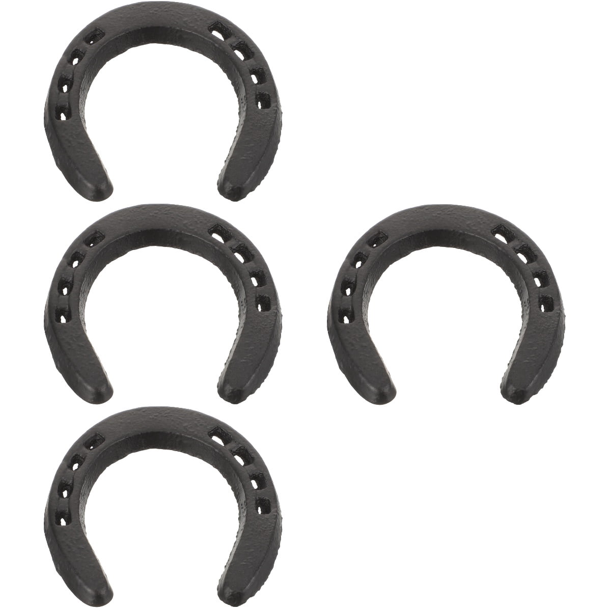 HOMEMAXS 4pcs Iron Horseshoe Pendant Horseshoe Shaped Cast Iron Wall ...