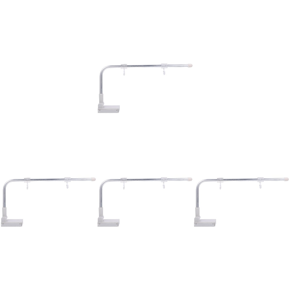 HOMEMAXS 4pcs Magnetic Sign Bracket Magnetic Holder Sign Display Holder ...