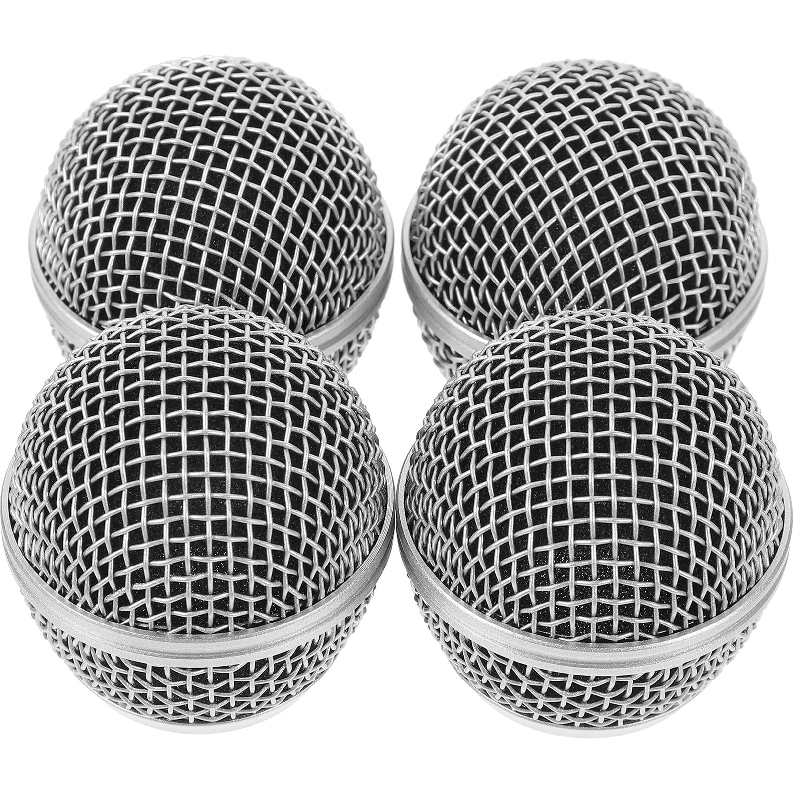 4pcs Microphone Ball Heads Inner Foam Filter Mic Ball Heads Microphone ...