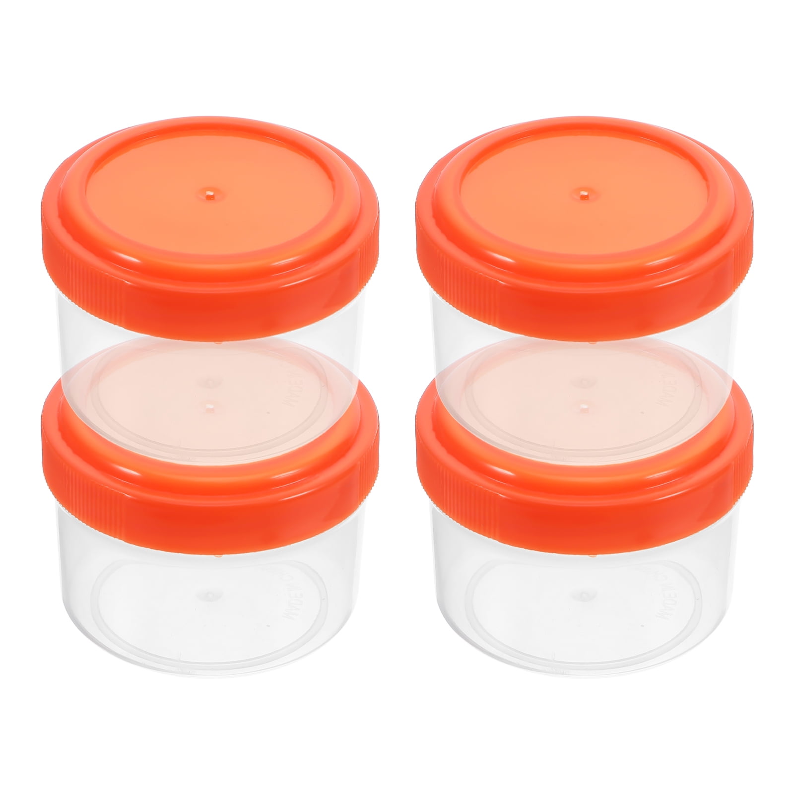 HOMEMAXS 4pcs Mini Sauce Cups Meal Prep Cups Salad Dressing Portion ...