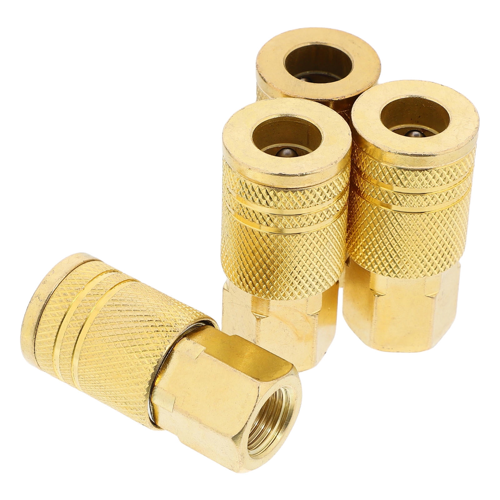HOMEMAXS 4pcs NPT Female Air Hose Quick Connect Adapters 1/4 Threaded ...