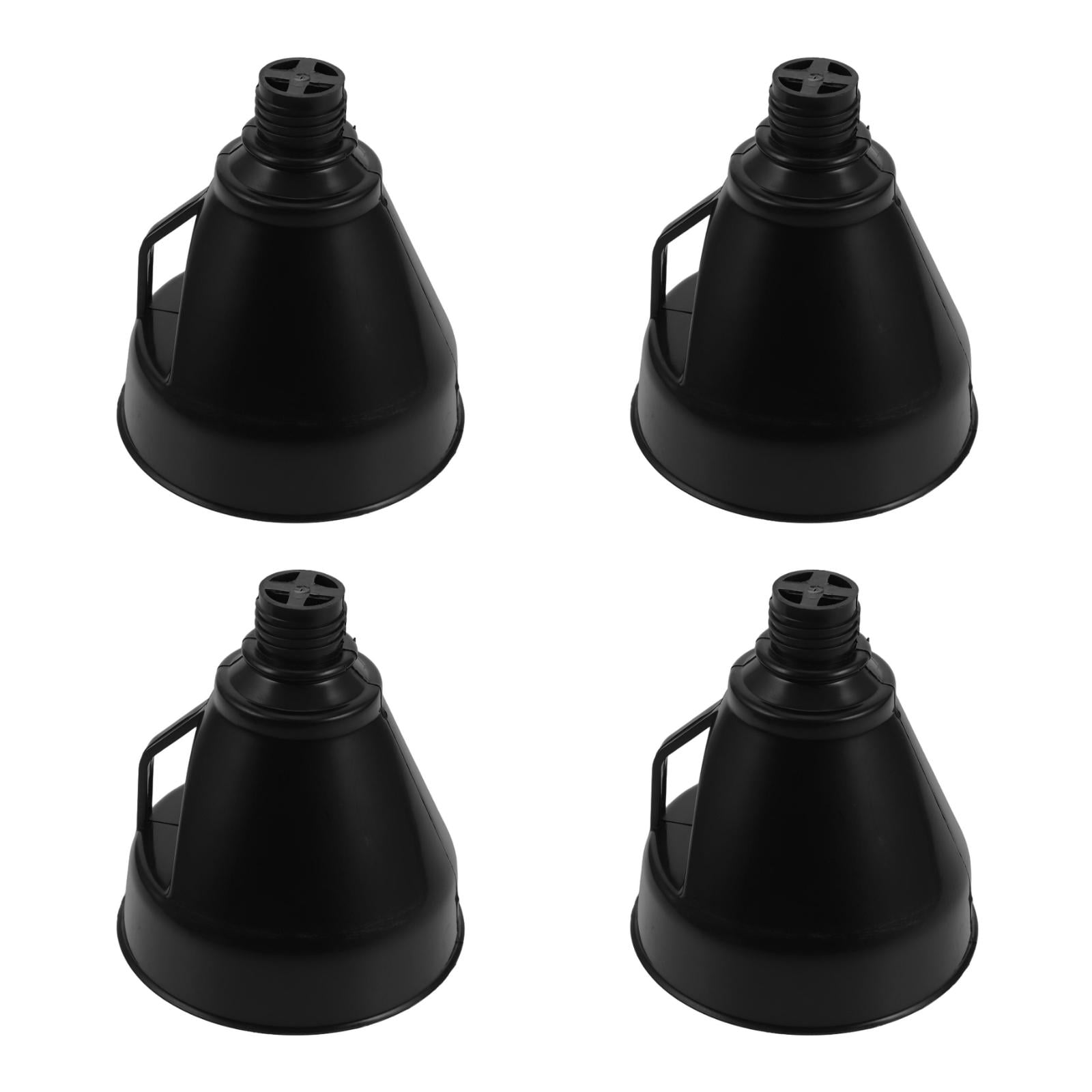 HOMEMAXS 4pcs Oil Funnel with Hose Wide Mouth Gas Funnel with Handle ...