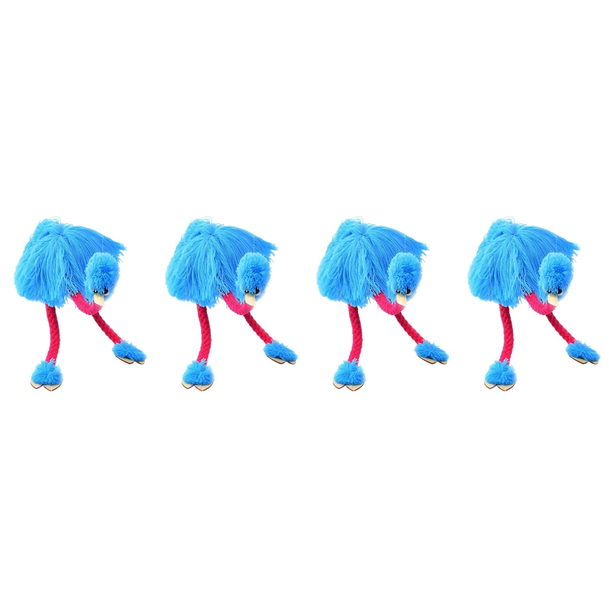 HOMEMAXS 4-Pack Plush Ostrich Marionette Puppets Interactive Animal ...
