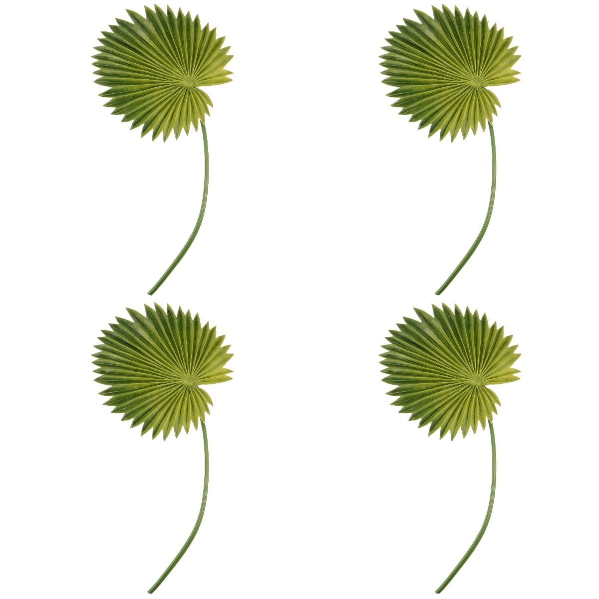 HOMEMAXS 4pcs Palm Leaf Artificial Tropical Leaf Decor Fake Palm Leaf ...