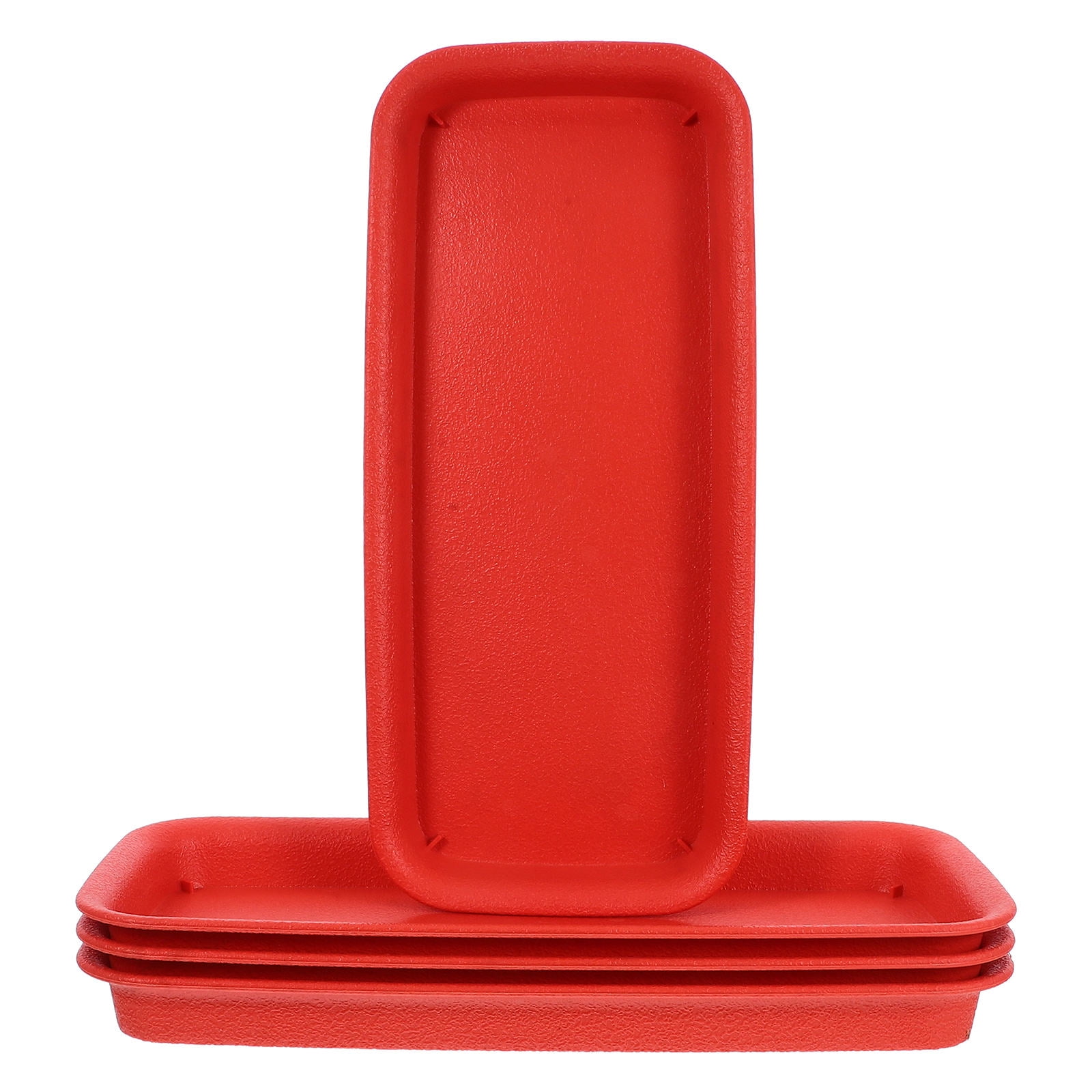 HOMEMAXS 4pcs Plant Water Trays For Indoor Plant Rectangle Plant ...