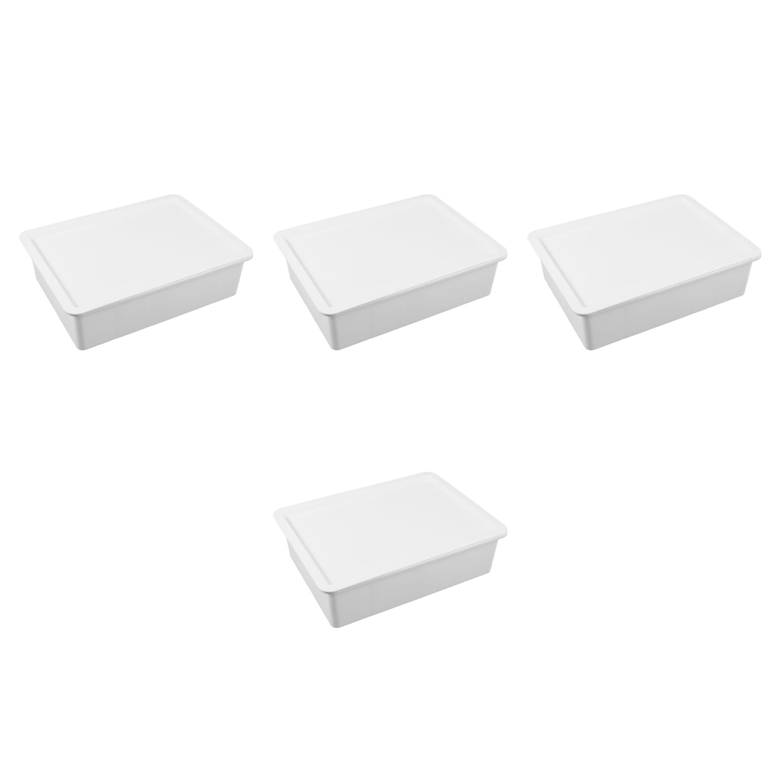 HOMEMAXS 4pcs Plastic Collectible Card Box 10-compartment Compact Card ...