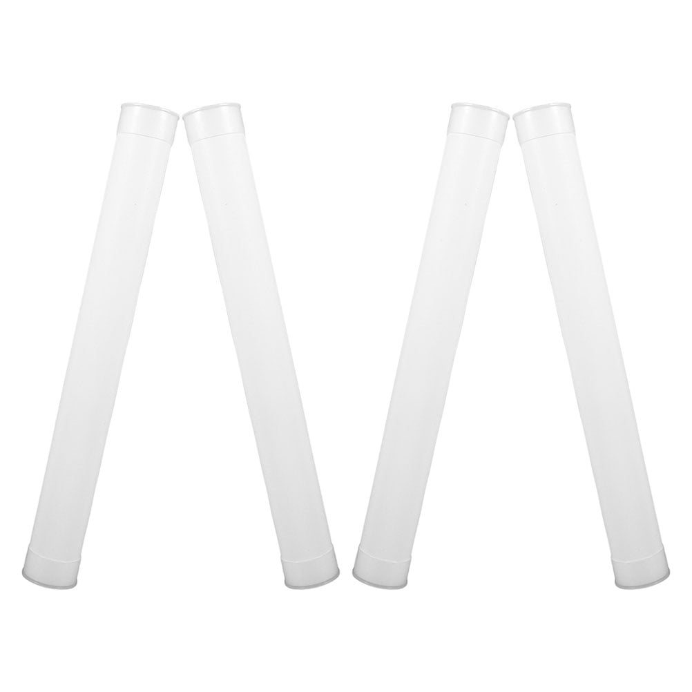 HOMEMAXS 4pcs Plastic Storage Tubes With Caps Documents Poster Mailing ...