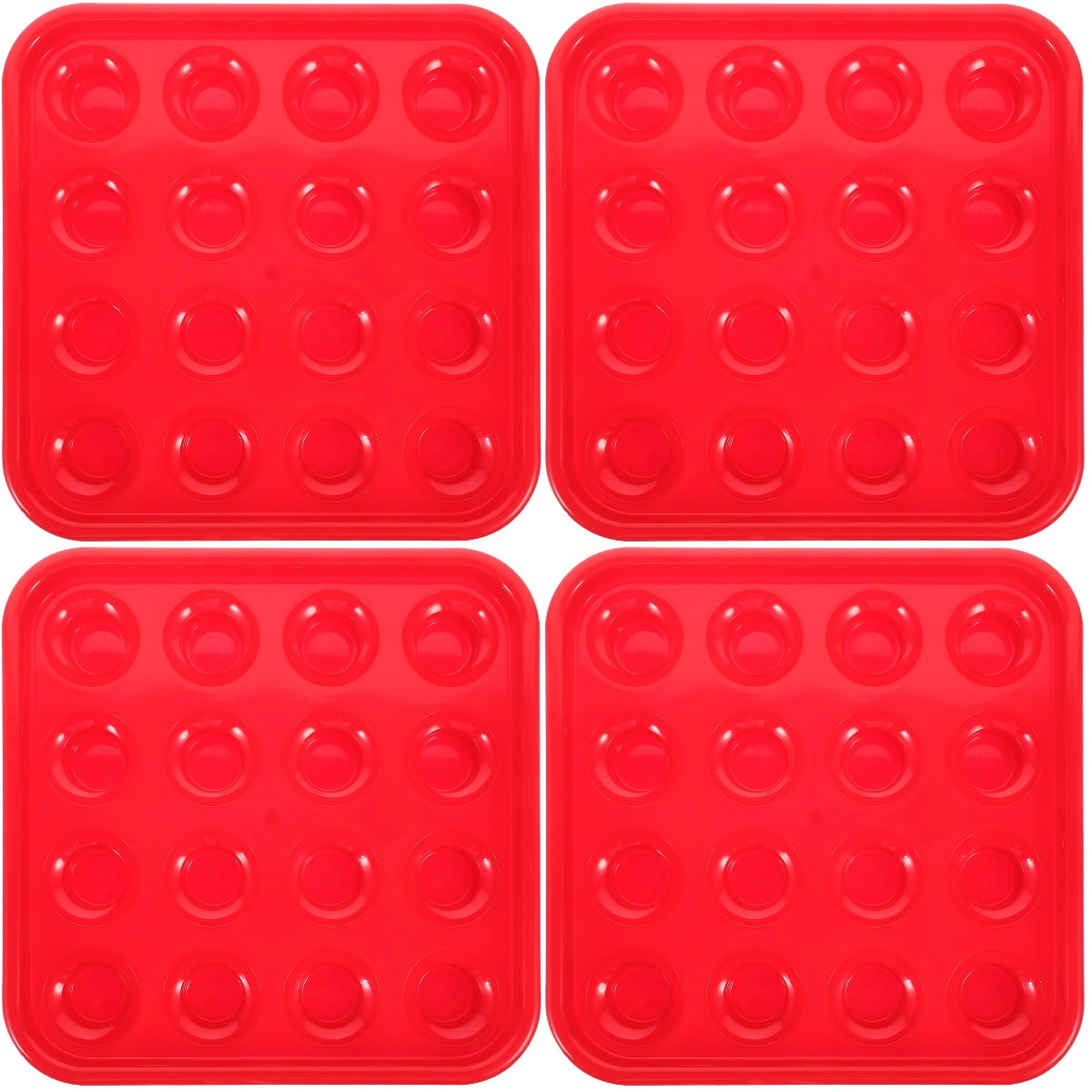 HOMEMAXS 4pcs Pool Ball Tray Snooker Ball Tray Convenient Tray Billiard ...