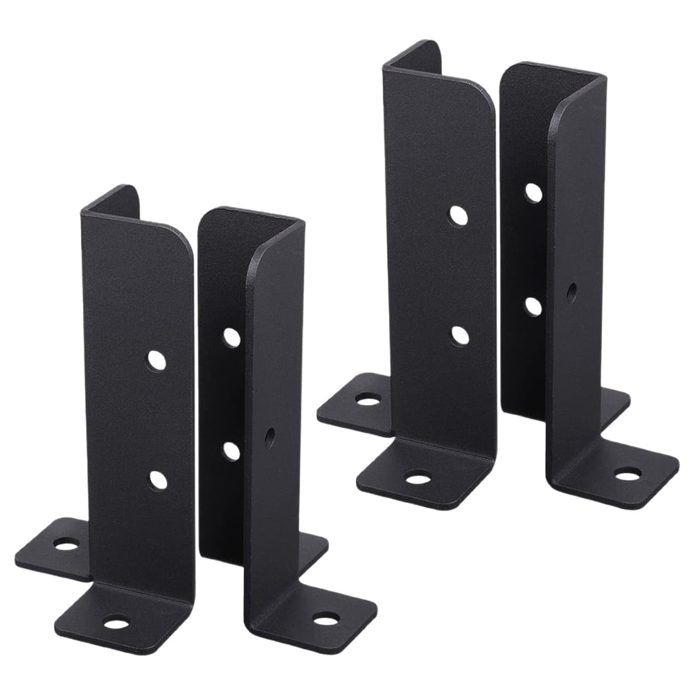 HOMEMAXS 4pcs Post Anchor Mounting Brackets Deck Railing Post Base ...