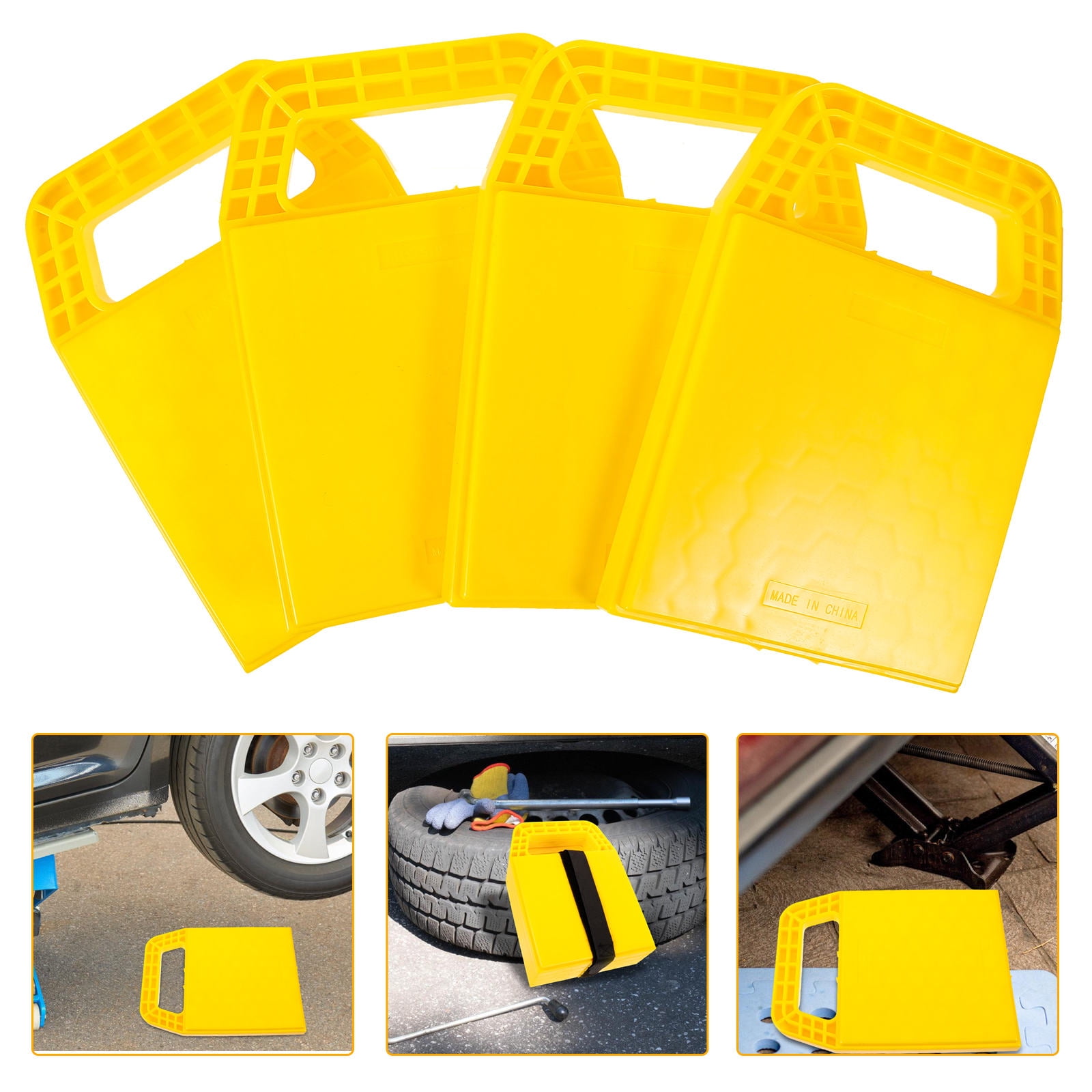 HOMEMAXS 4pcs RV Jack Pads Camper Leveling Blocks RV Stabilizer Jack ...