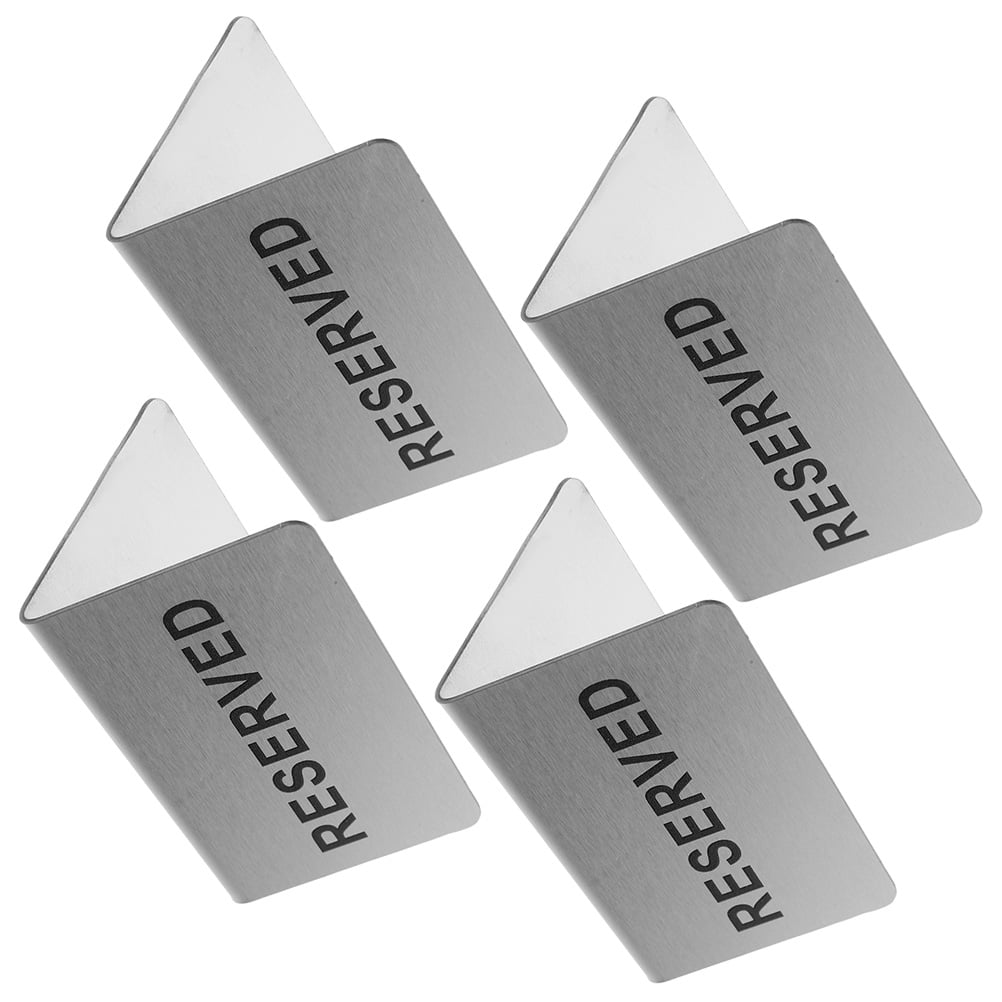 HOMEMAXS 4pcs Reserved Table Sign Conference Room Reservation Sign ...