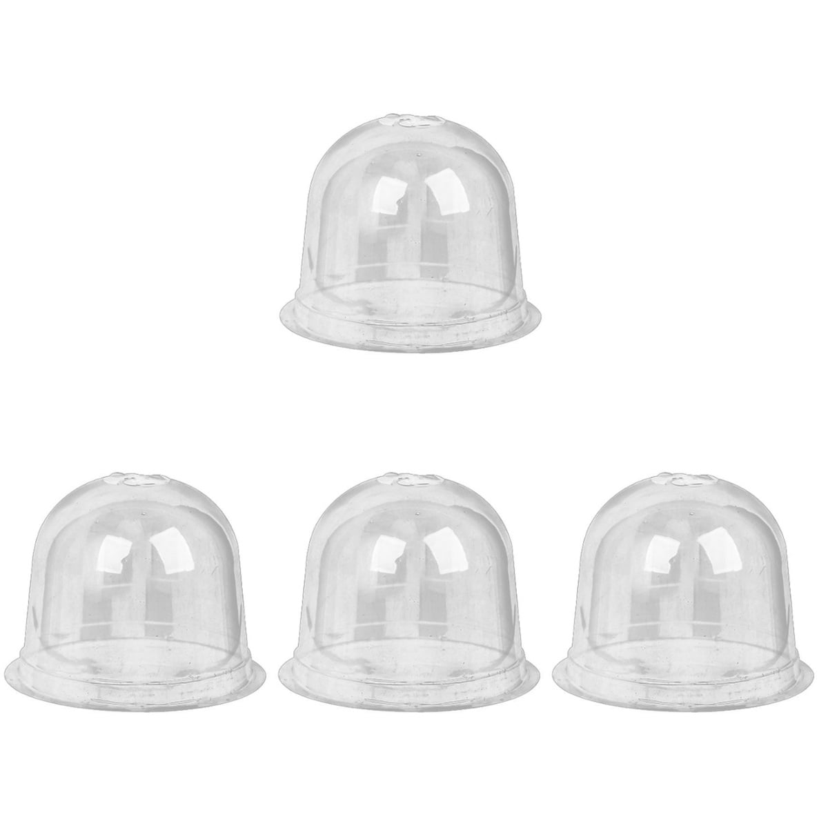 HOMEMAXS 4pcs Reusable Garden Cloche Dome Covers Greenhouse Nursery ...