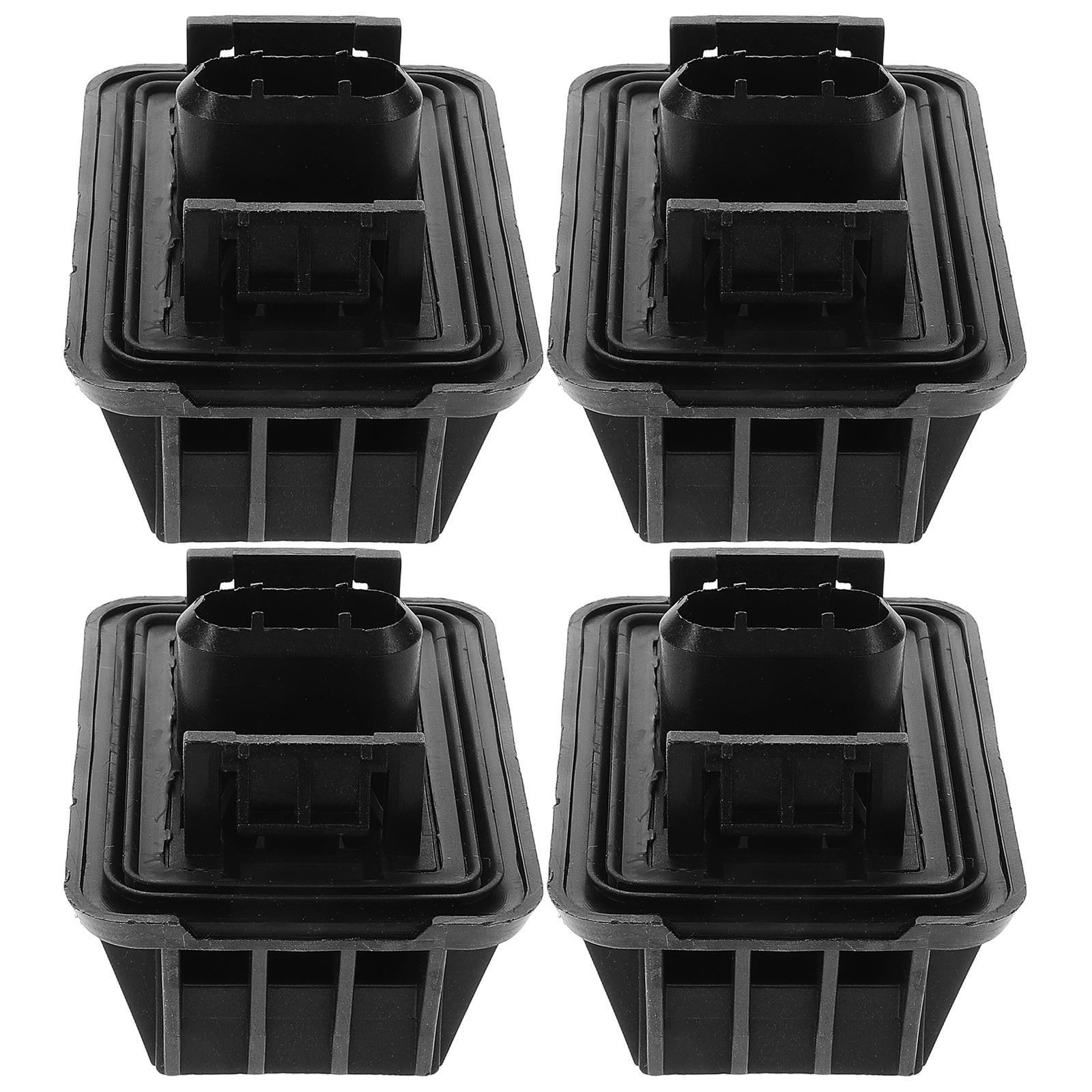 HOMEMAXS 4pcs Rubber Car Lift Jack Stand Pads Universal Car Jacking ...