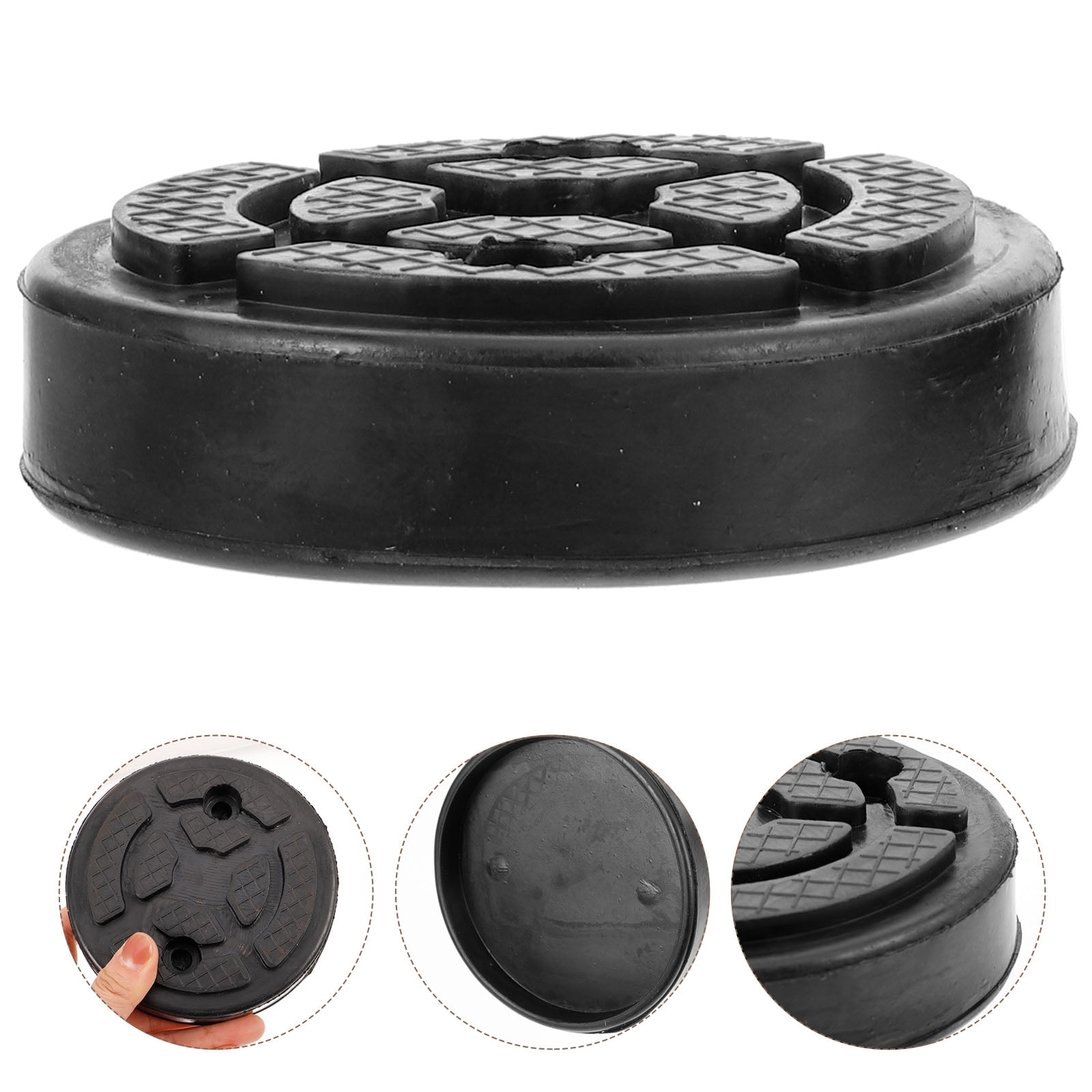 HOMEMAXS 4pcs Rubber Jack Pads Round Shaped Rubber Lifter Mat Jack Lift ...