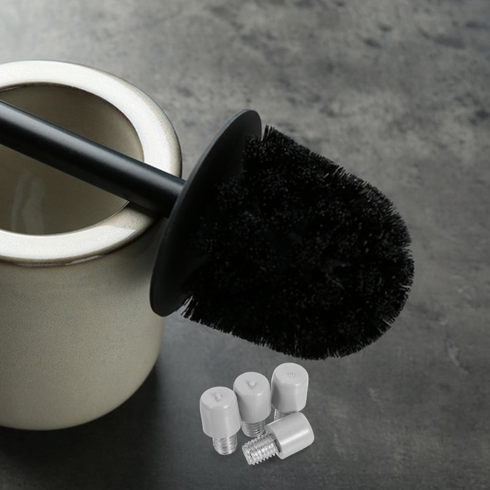 4pcs Scrub Brush Handle Connector Toilet Brush Screw Adapter Toilet ...