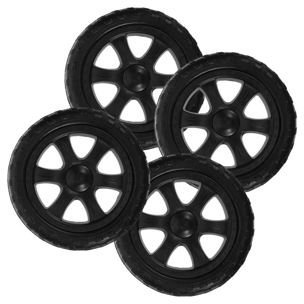 HOMEMAXS 4pcs Shopping Cart Replacement Wheels Grocery Cart Rolling ...
