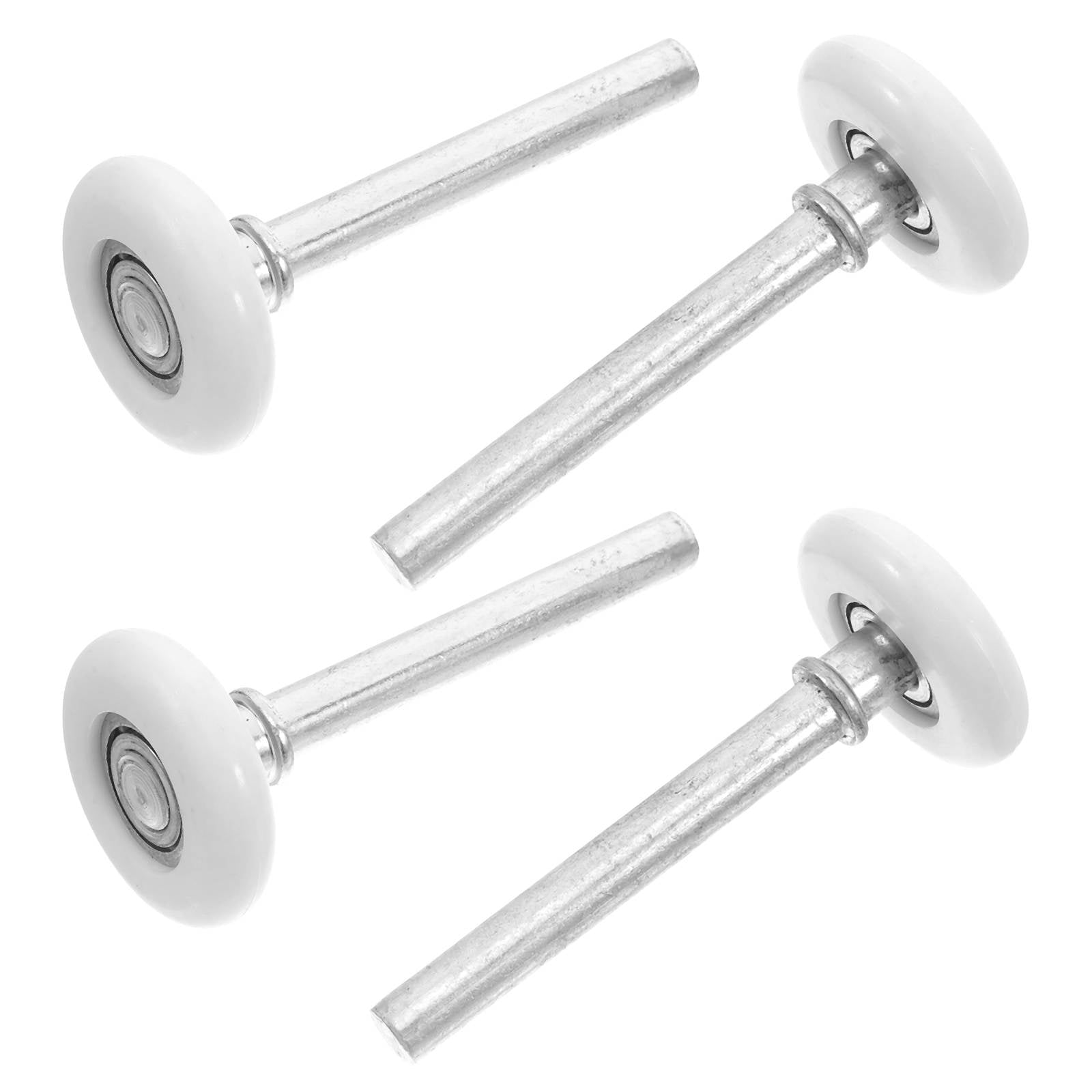 4pcs Silent Nylon Garage Door Rollers Smooth Sliding Wheels Smooth ...