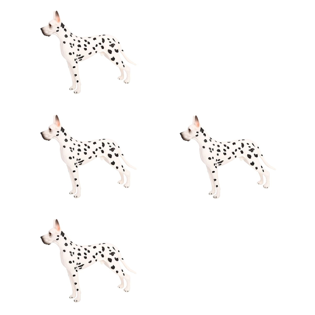 HOMEMAXS 4pcs Simulation Realistic Dog Model Fake Dog Model Lifelike ...