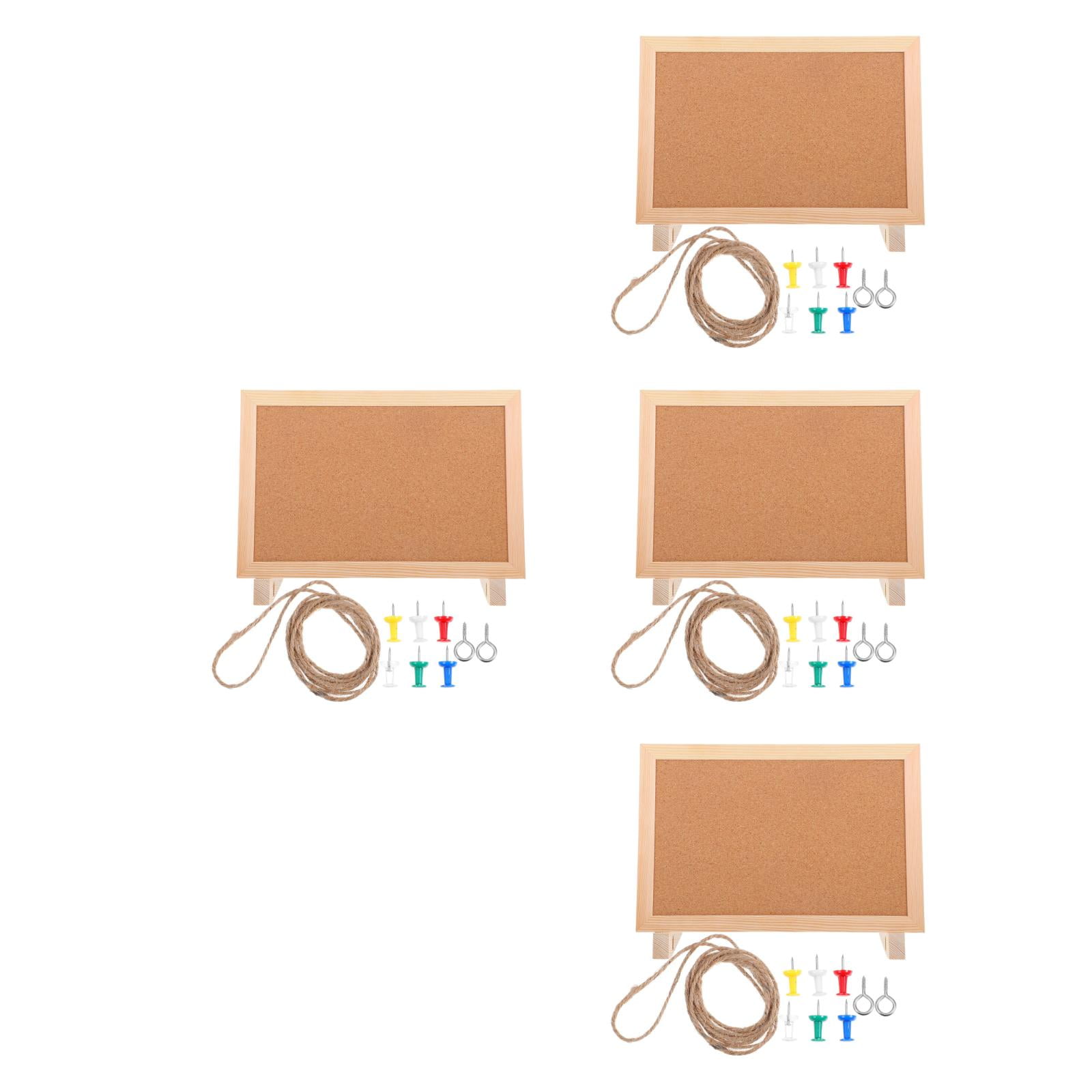 HOMEMAXS 4pcs Small Bulletin Board For Notes Photos And Messages ...