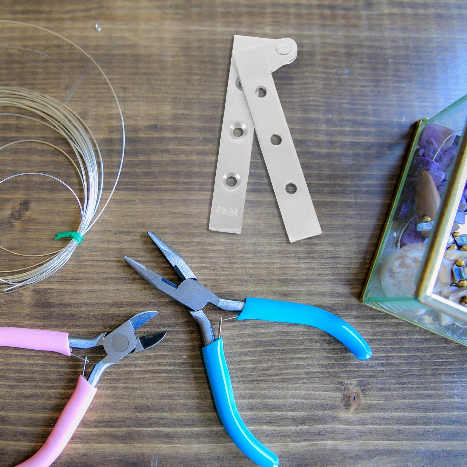 4pcs Small Size Stainless Steel Seven Shaped Hinge Degree Rotating ...