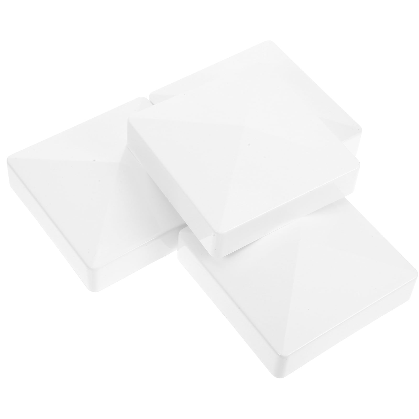 HOMEMAXS 4pcs Solar Post Caps, Railing Post Caps Fence Post Flagpole ...