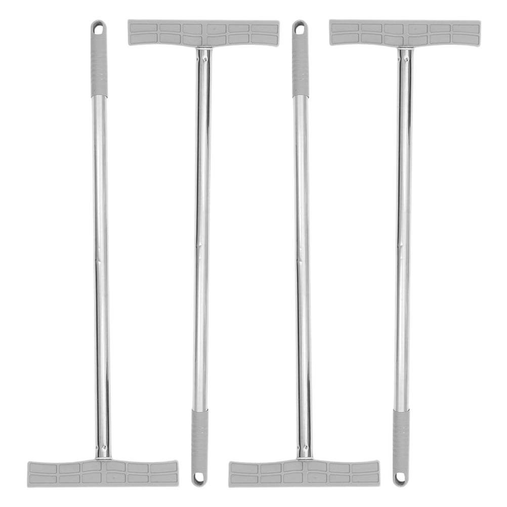HOMEMAXS 4pcs Stainless Steel Handheld Sign Holder T Shaped Banner ...