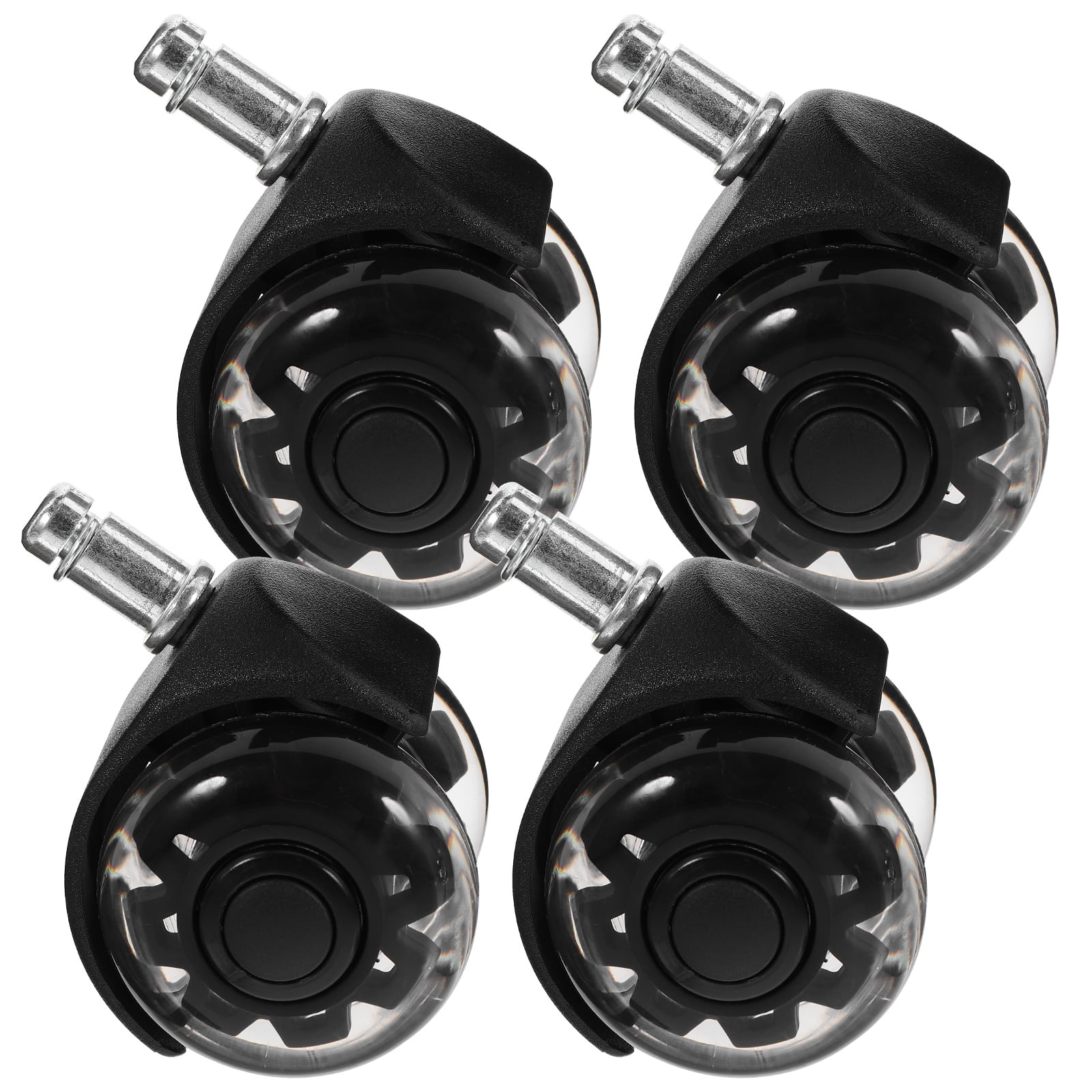 HOMEMAXS 4pcs Stem Caster Wheels Office Chair Wheels Caster Wheels for ...
