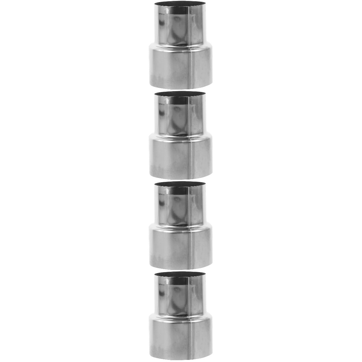 HOMEMAXS 4pcs Straight Adapter Vent Smoke Tube Connector Gas Heater ...