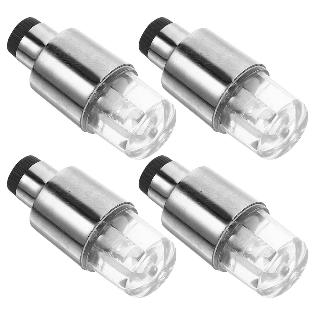 4pcs Tire Valve Cap Lights Glow in Dark Tire Valve Lights Wheel ...