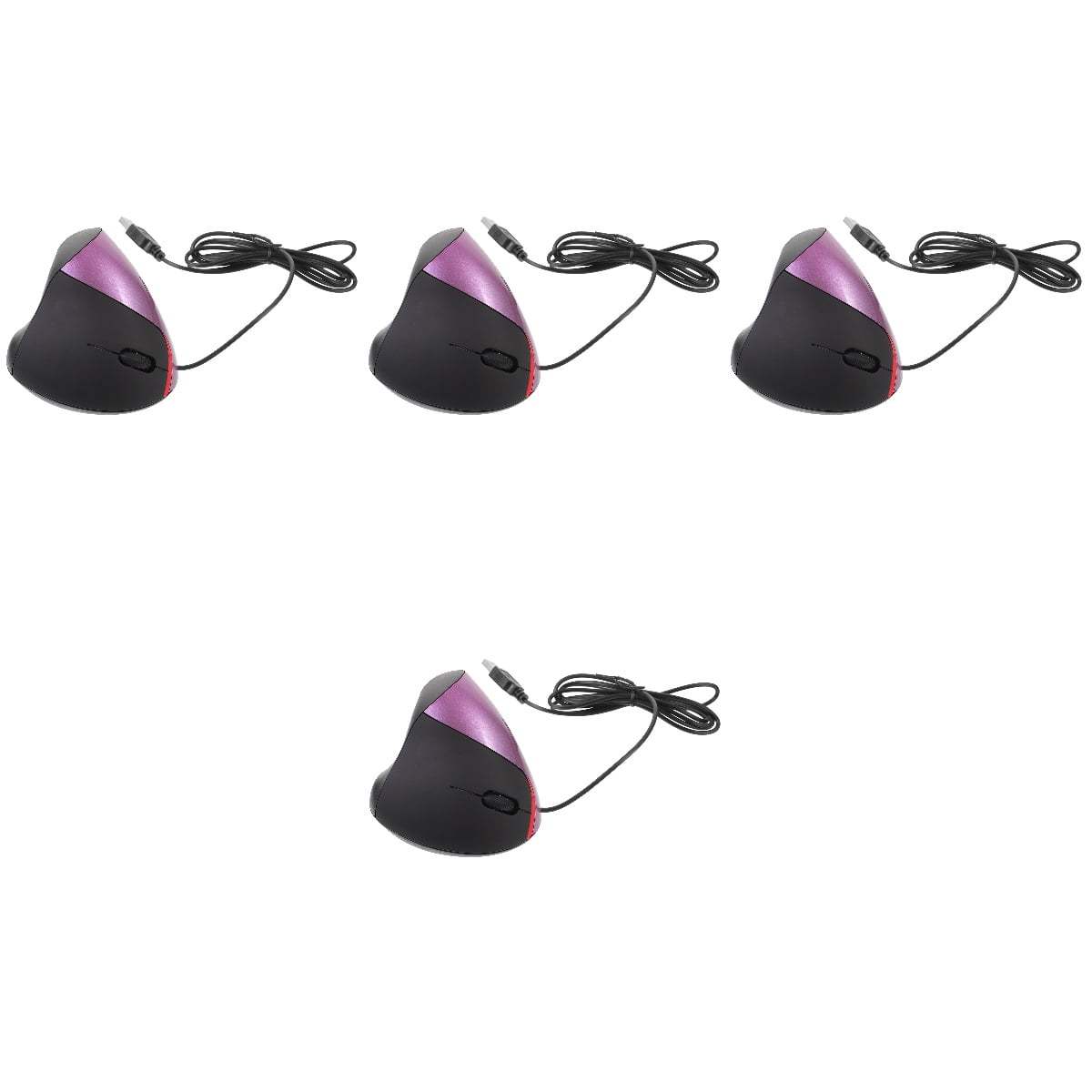 HOMEMAXS 4pcs Usb Mouse Vertical Usb Wired Mouse Ergonomic Mouse USB 5 ...